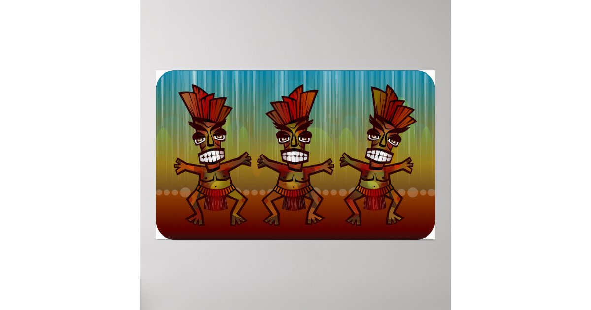 Tribal African Dance Poster | Zazzle