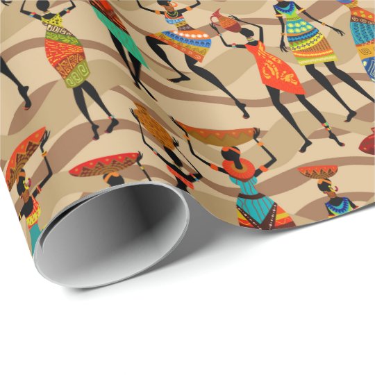 Tribal African Pattern Ethnic Wrapping Paper | Zazzle.com