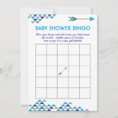 Tribal & Arrow Baby Boy Shower Bingo Cards | Zazzle