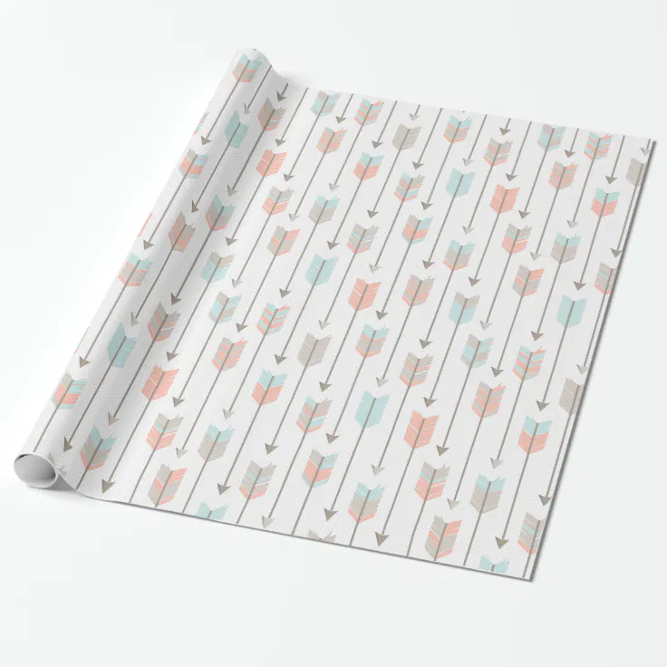 Tribal Arrows Pattern Wrapping Paper | Zazzle