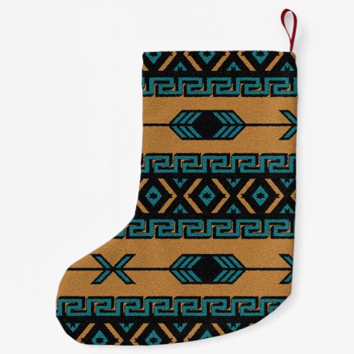 Tribal Aztec Pattern Southwest Christmas Xmas Small Christmas Stocking ...