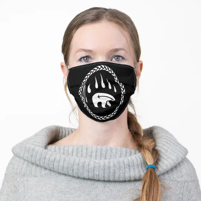 Tribal Bear Masks Bear Claw Native Art Masks | Zazzle