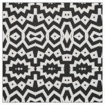 Abstract Ethnic Geometric African Pattern Fabric | Zazzle