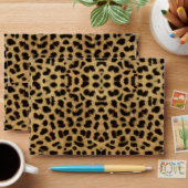 tribal fashionista safari animal leopard print envelope | Zazzle
