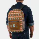 Tribal Geometric Turtles Native American Monogram Printed Backpack | Zazzle