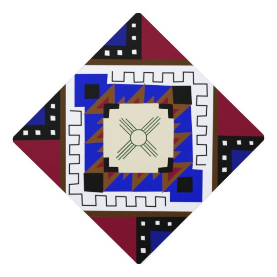 Tribal Graduation Cap Happiness Native American | Zazzle.com