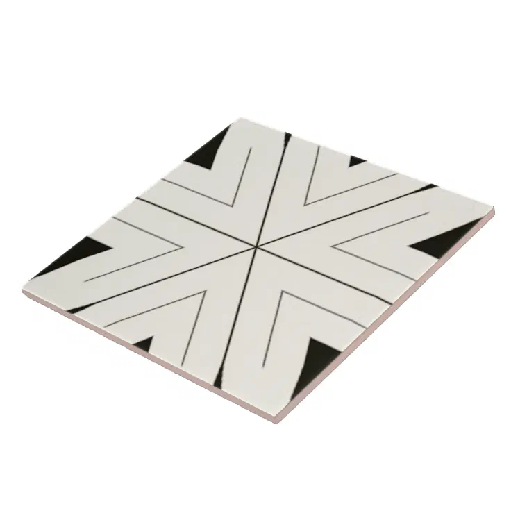 Tribal Home Black & White Ceramic Tile | Zazzle