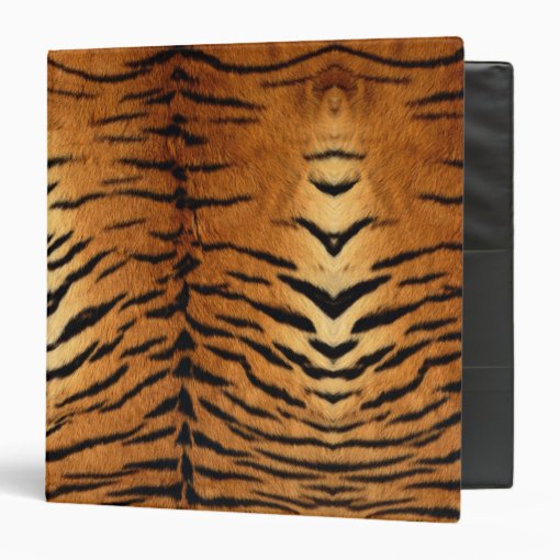Tribal jungle animal fur Tiger Print Binder | Zazzle