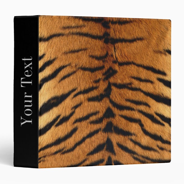 Tribal jungle animal fur Tiger Print Binder | Zazzle.com
