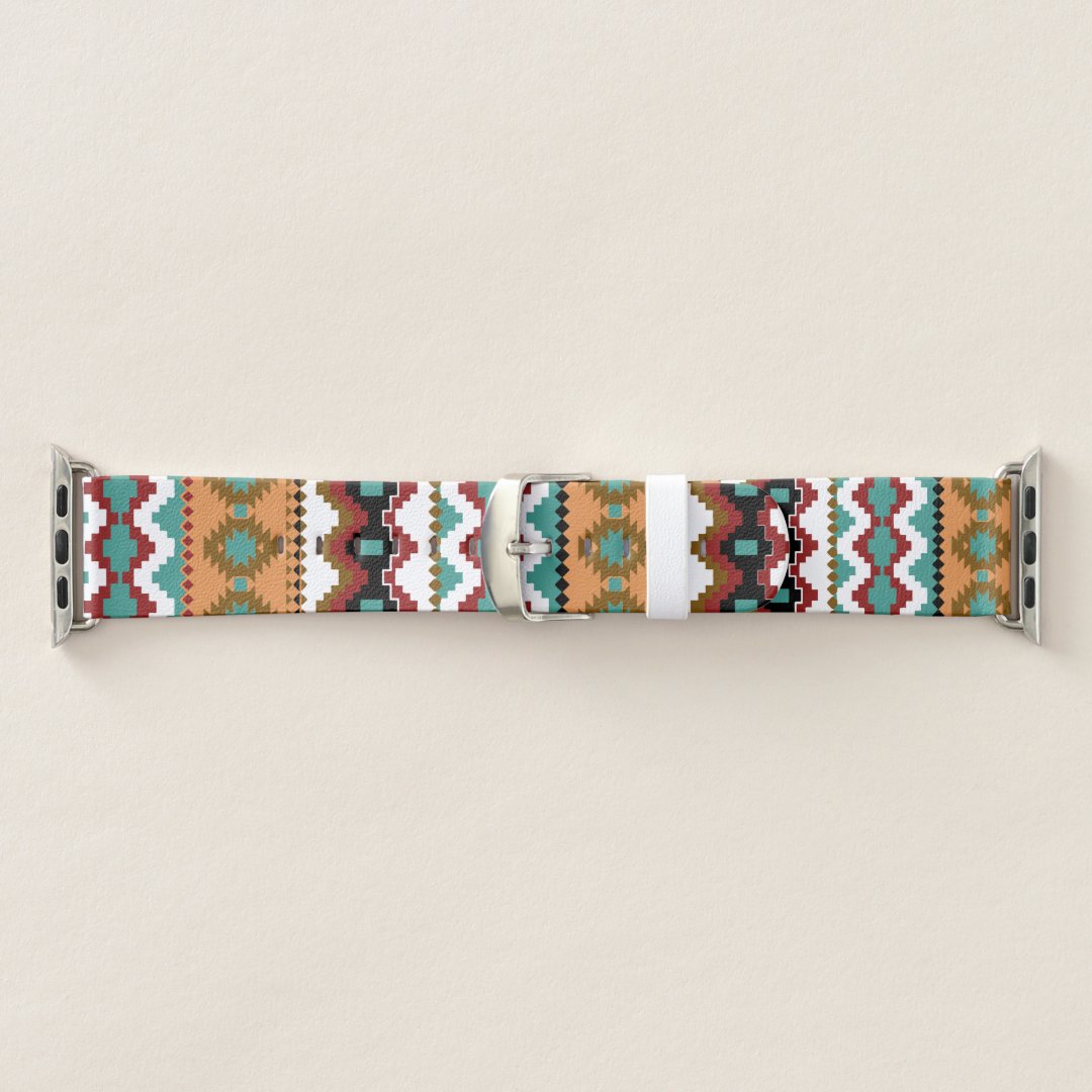 Tribal Pattern Apple Watch Band | Zazzle