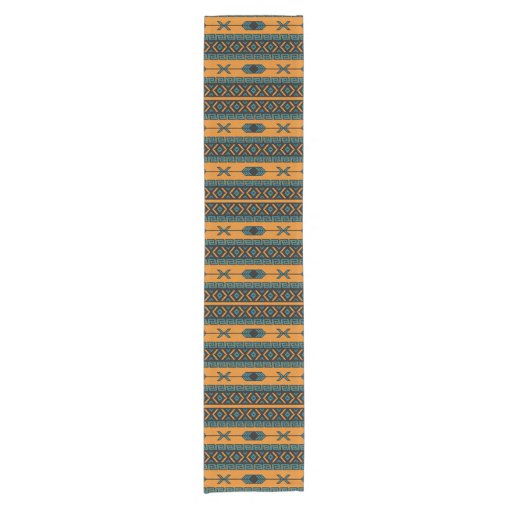 Tribal Pattern Southwest Design Short Table Runner | Zazzle