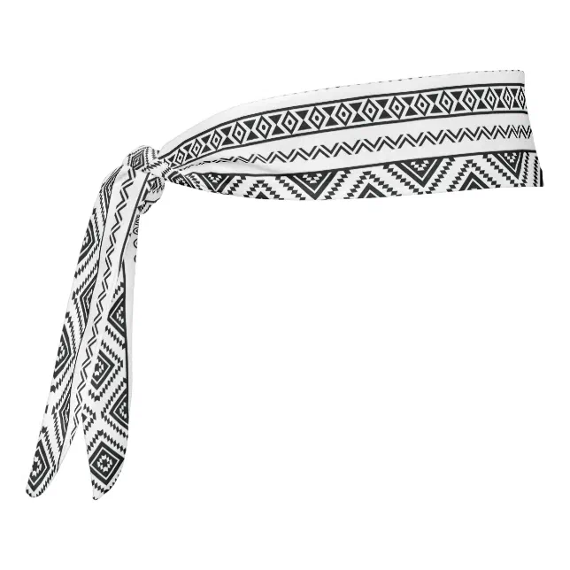 Tribal Pattern Tie Headband | Zazzle