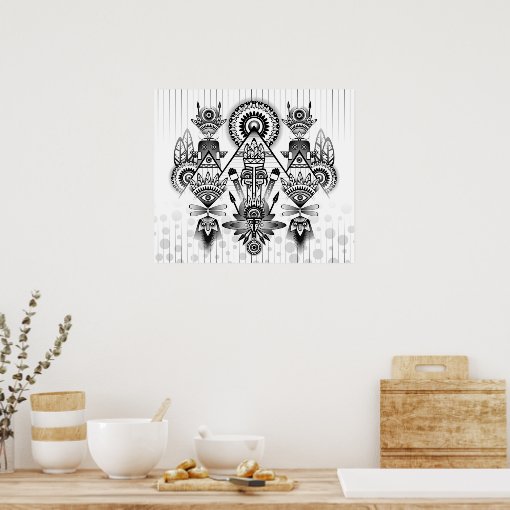 Tribal Poster | Zazzle
