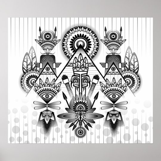 Tribal Poster | Zazzle.com