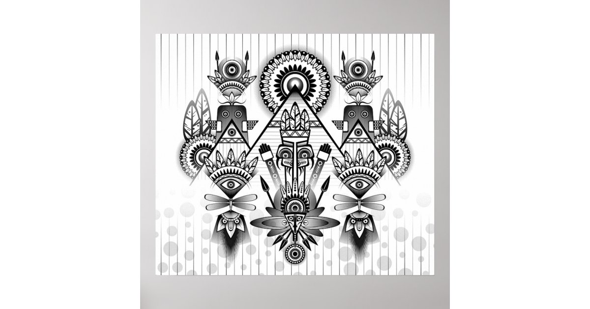 Tribal Poster | Zazzle