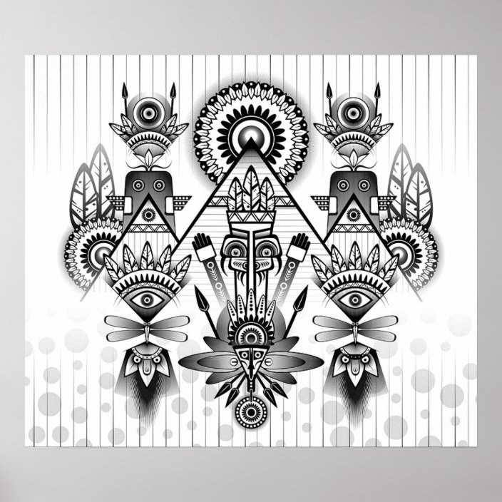 Tribal Poster | Zazzle.com