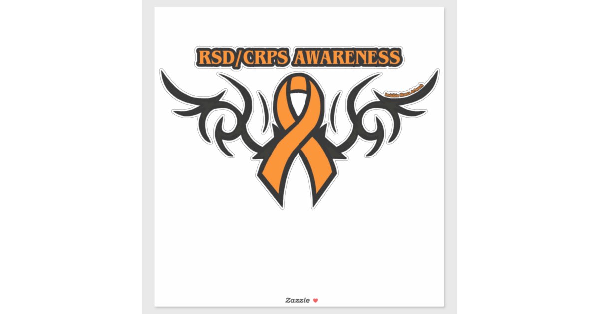 Tribal Ribbon...RSD/CRPS Sticker | Zazzle