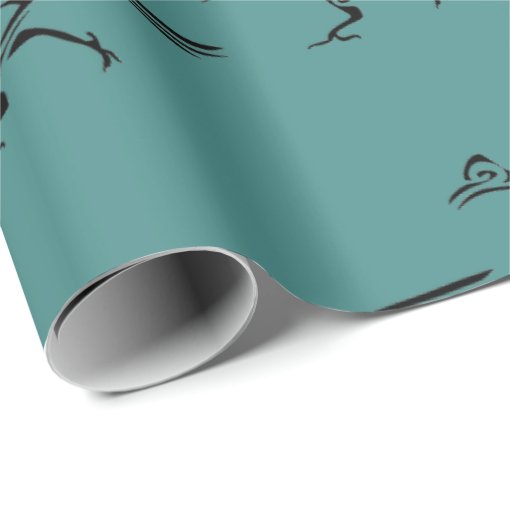 Tribal Roadrunner Silhouette Wrapping Paper | Zazzle