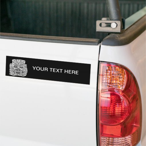 Tribal Tattoo Design - New Zealand Maori Bumper Sticker | Zazzle
