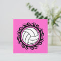 tribal volleyball invitation | Zazzle