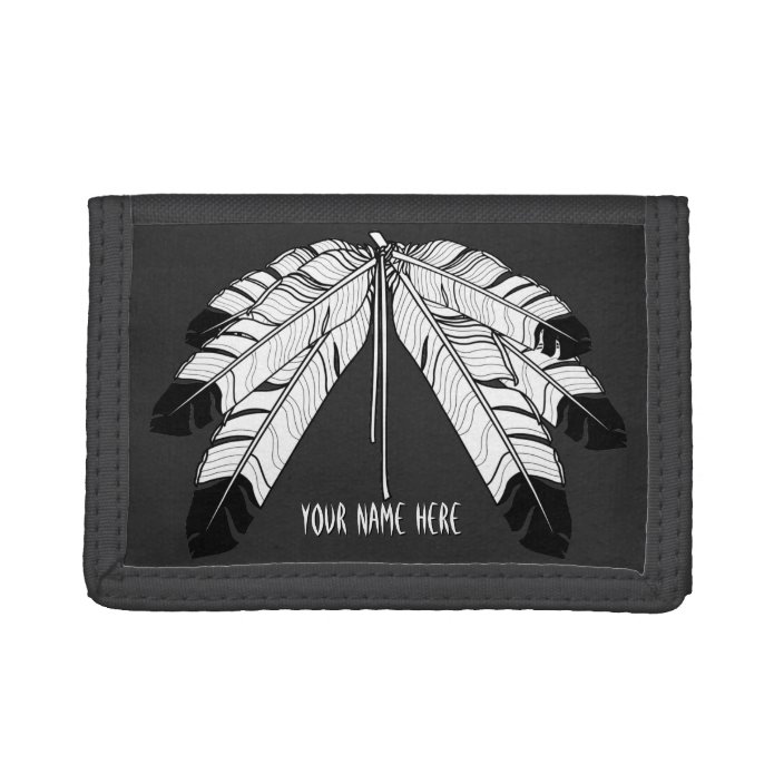 Tribal Wallet Custom Native Wildlife Art Wallet | Zazzle.com