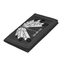 Tribal Wallet Custom Native Wildlife Art Wallet | Zazzle