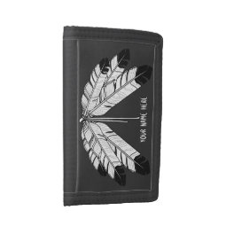 Tribal Wallet Custom Native Wildlife Art Wallet | Zazzle