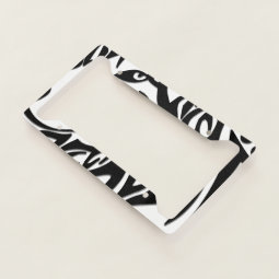 Tribal Wolf License Plate Frame | Zazzle