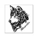 Tribal Wolf with Name Self-inking Stamp | Zazzle