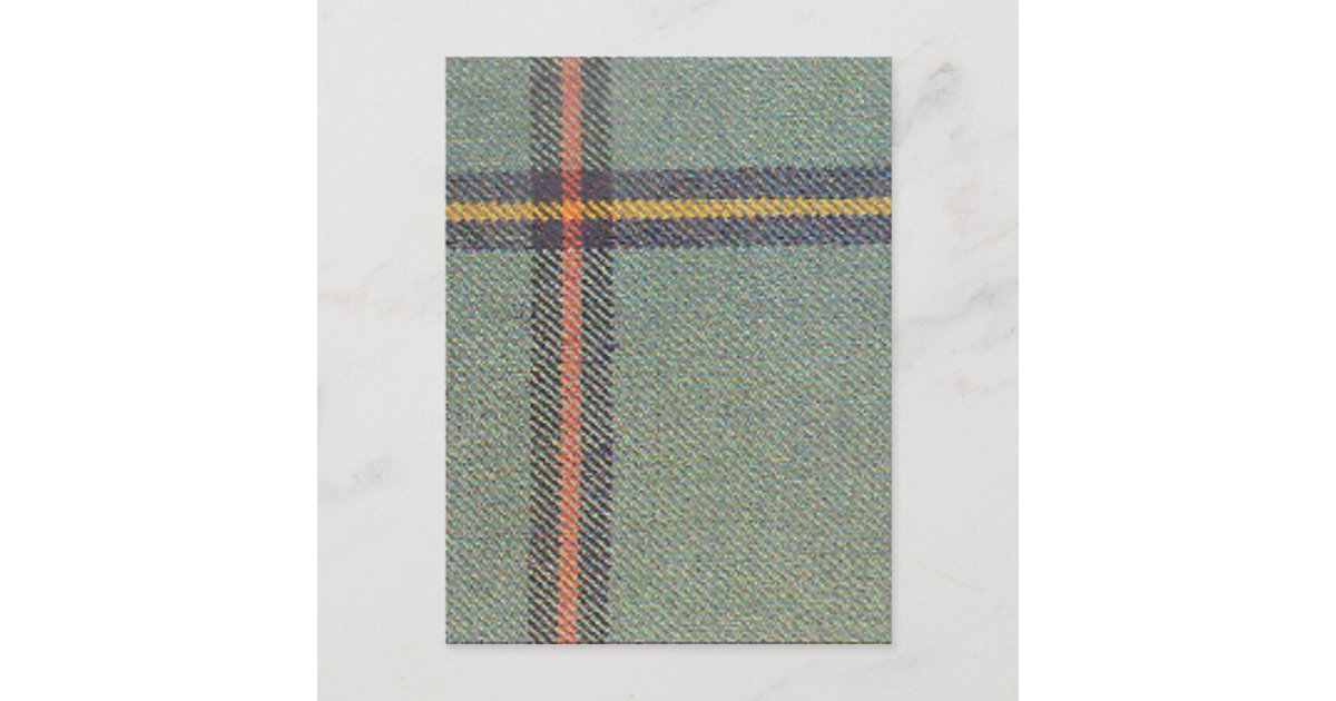 Tribe of Mar/Marr Ancient Tartan Postcard | Zazzle