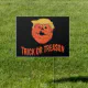 Trick Or Treason Halloween Anti Trump Sign | Zazzle