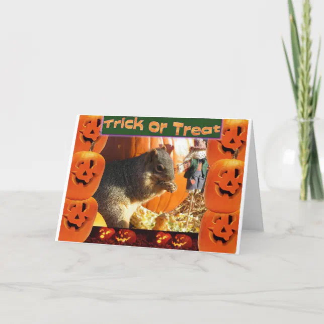 Trick or Treat Card | Zazzle