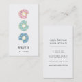 Tricolor Sprinkle Donut Bakery Business Card | Zazzle