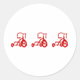Tricycle Stickers | Zazzle