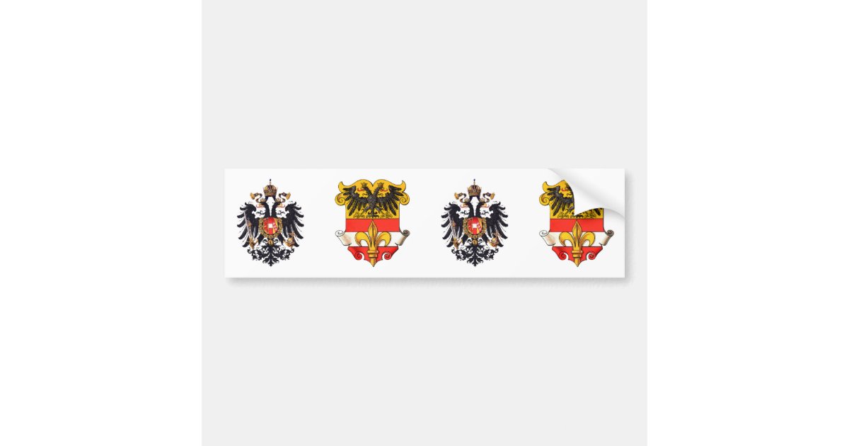 Trieste and Austrian Empire Bumper Sticker | Zazzle