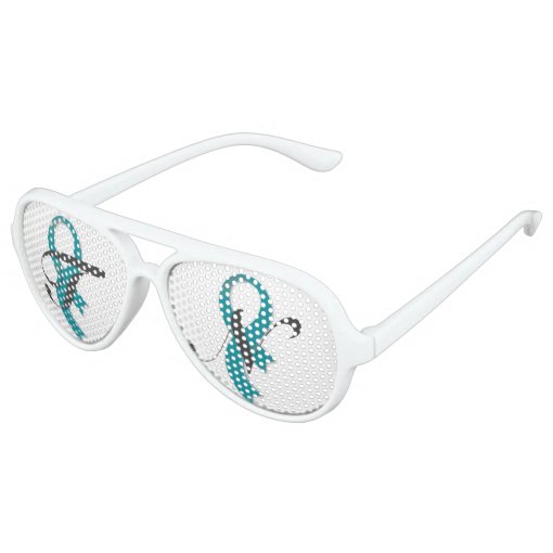 Trigeminal Neuralgia Awareness Aviator Sunglasses | Zazzle