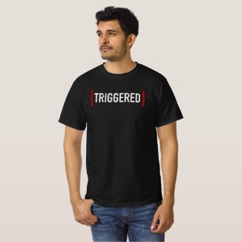 Triggered Meme Red Logo Dank Memes Triggered T-Shirt | Zazzle
