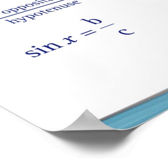 Trigonometric Functions Poster | Zazzle