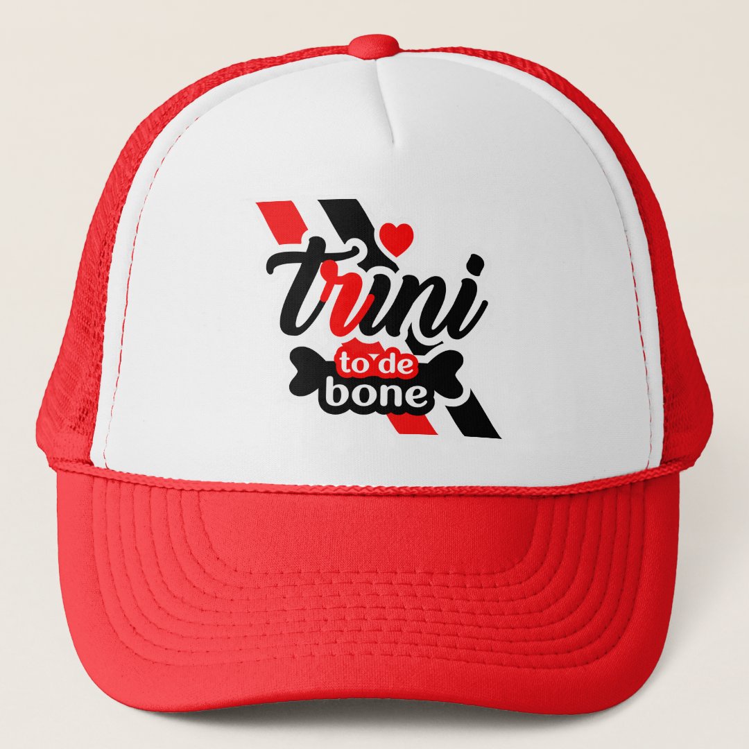 Trini To De Bone Trucker Hat | Zazzle