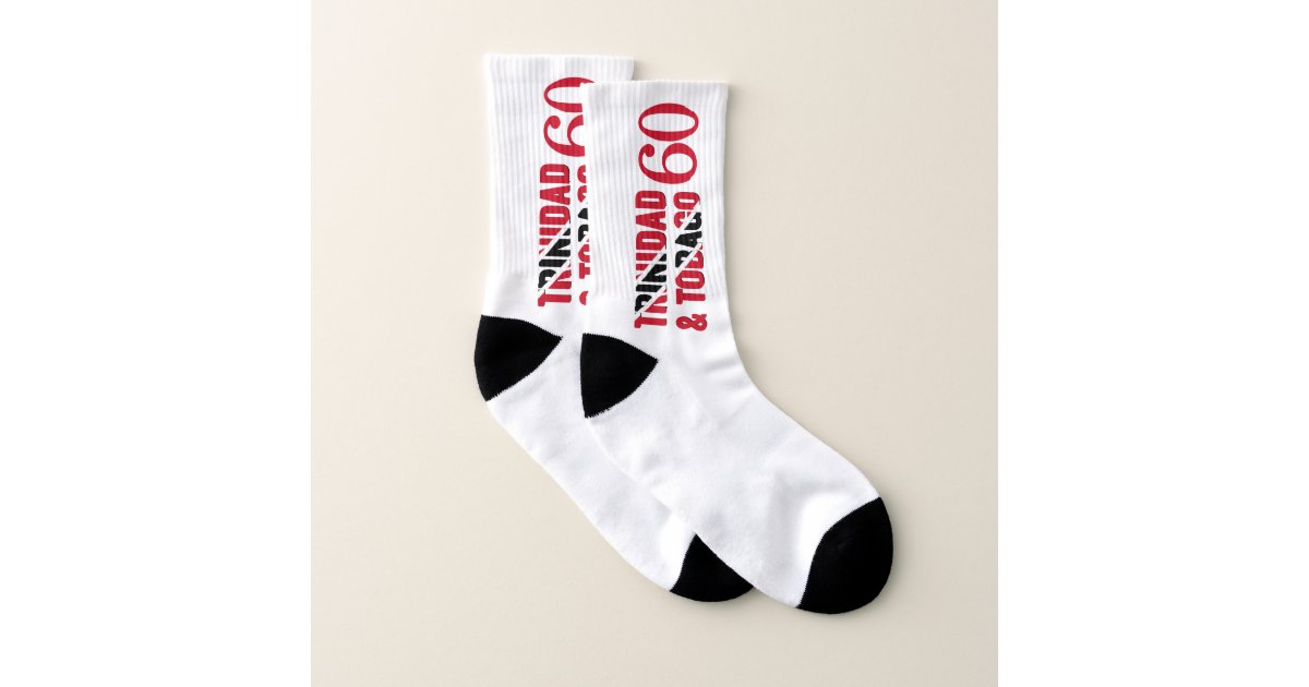 TRINIDAD 60th Anniversary Socks | Zazzle