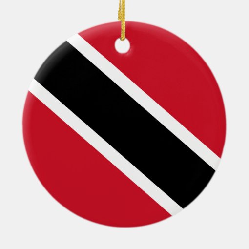 Trinidad and Tobago Flag Ceramic Ornament | Zazzle