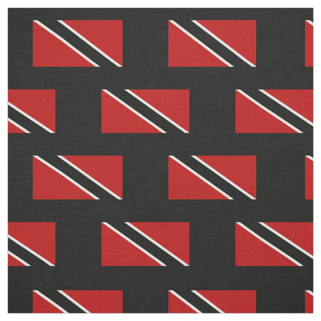 Trinidad and Tobago Flag Fabric | Zazzle
