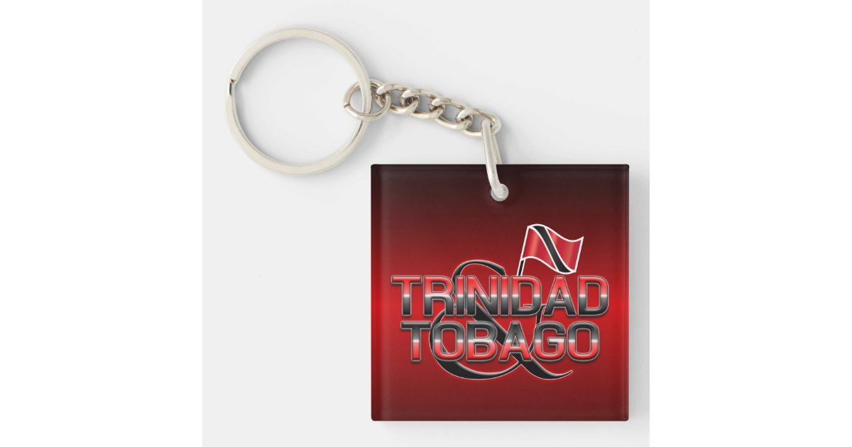 Trinidad and Tobago Flag Keychain | Zazzle
