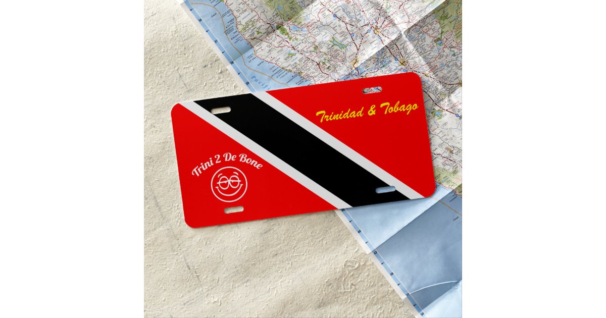 Trinidad and Tobago License Plate | Zazzle