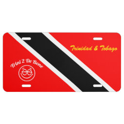 Trinidad and Tobago License Plate | Zazzle