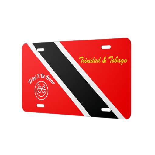 Trinidad and Tobago License Plate | Zazzle