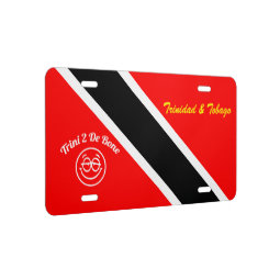Trinidad and Tobago License Plate | Zazzle