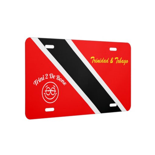 Trinidad and Tobago License Plate | Zazzle