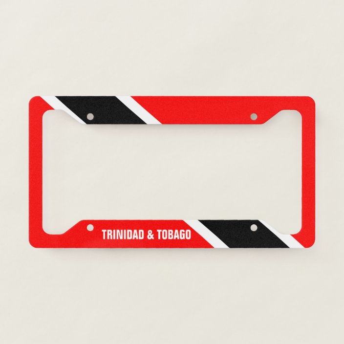 Trinidad and Tobago License Plate Frame | Zazzle.com