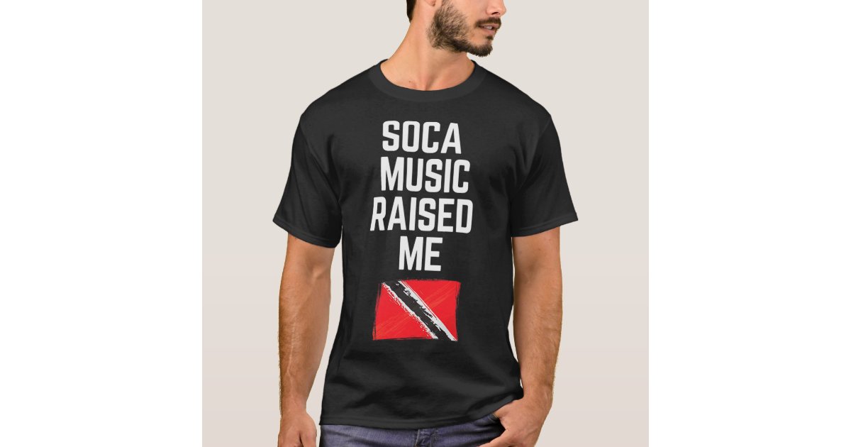 Trinidad and Tobago Sayings Soca Trini Pride Flag T-Shirt | Zazzle
